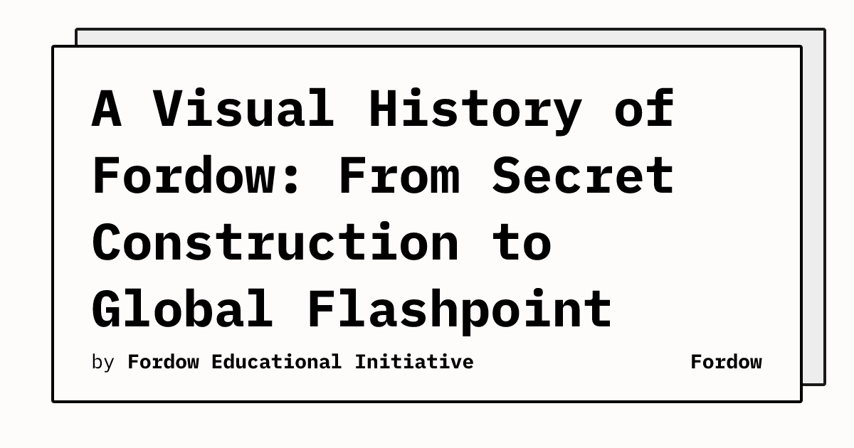 A Visual History of Fordow: From Secret Construction to Global ...
