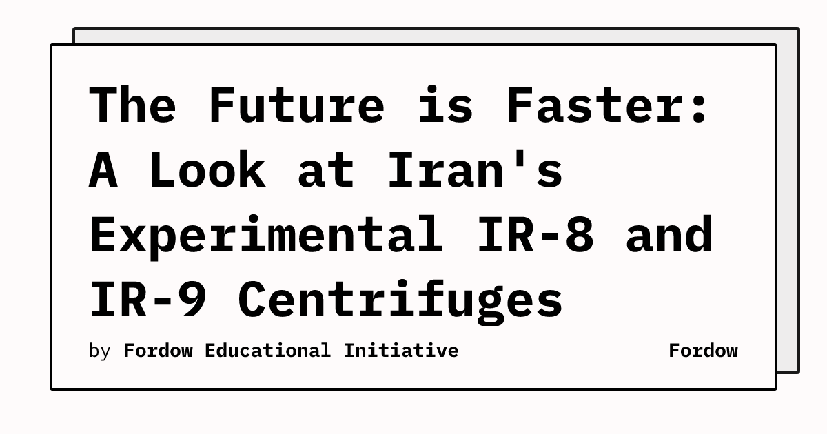 The Future is Faster: A Look at Iran's Experimental IR-8 and IR-9 ...
